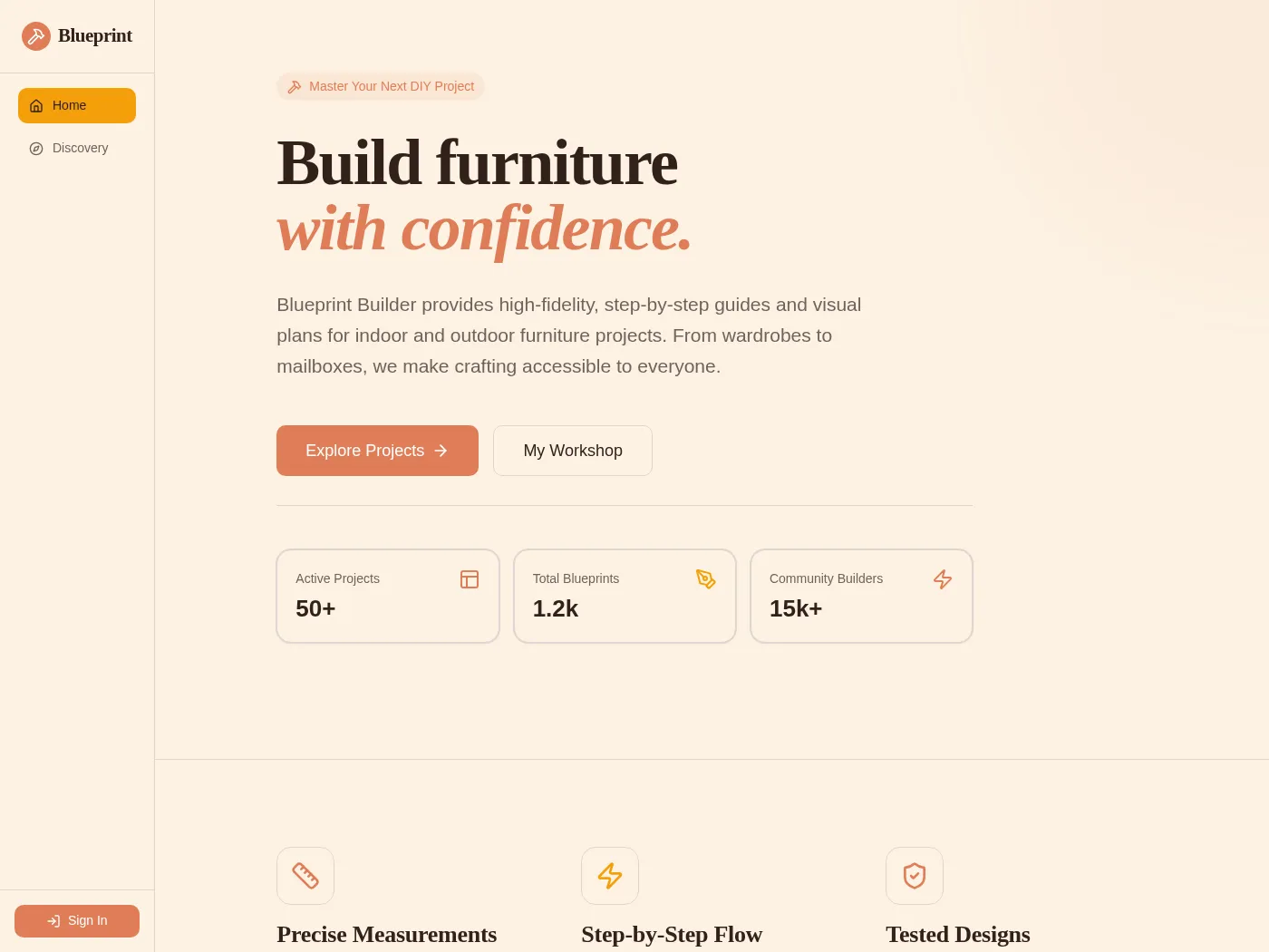 Blueprint Builder App