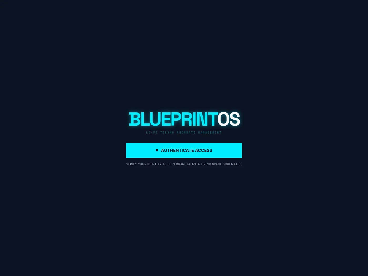 Blueprint Roommate OS