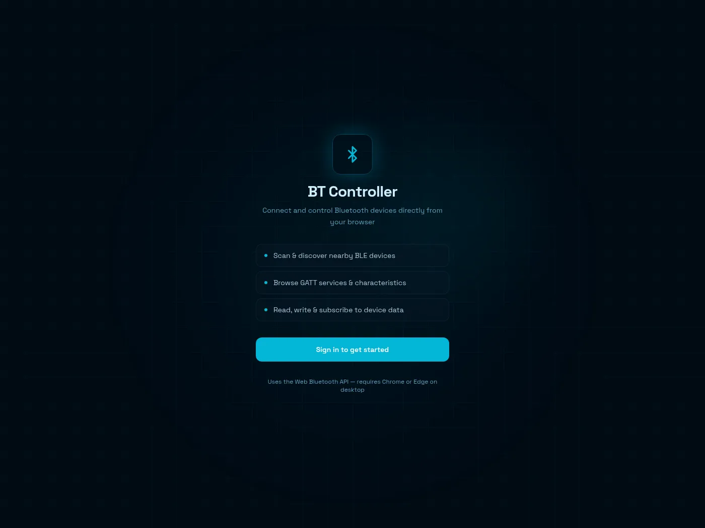 Bluetooth Device Controller