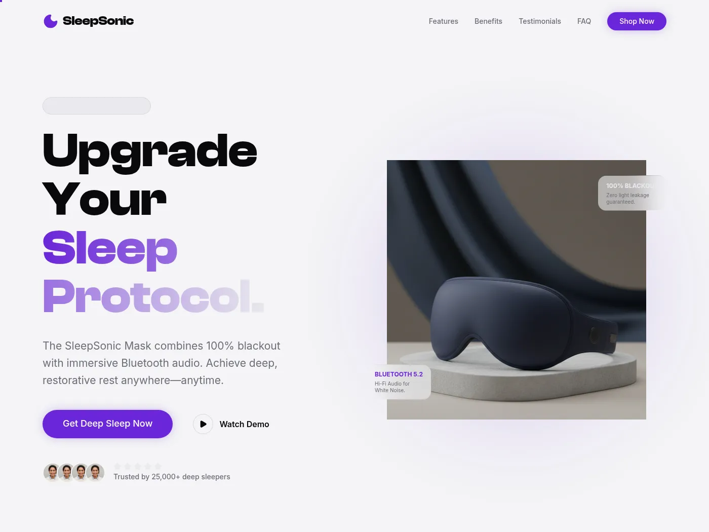 SleepSonic Mask
