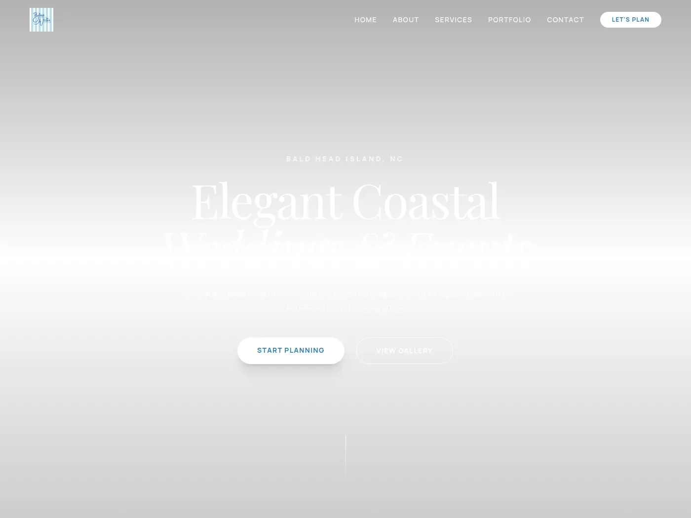 Blue Water Events Site
