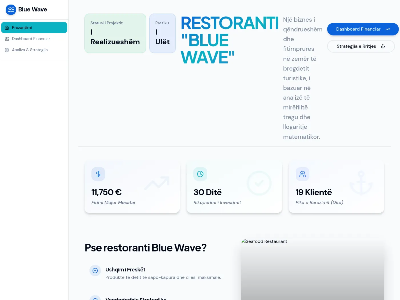 Blue Wave Analytics Portal