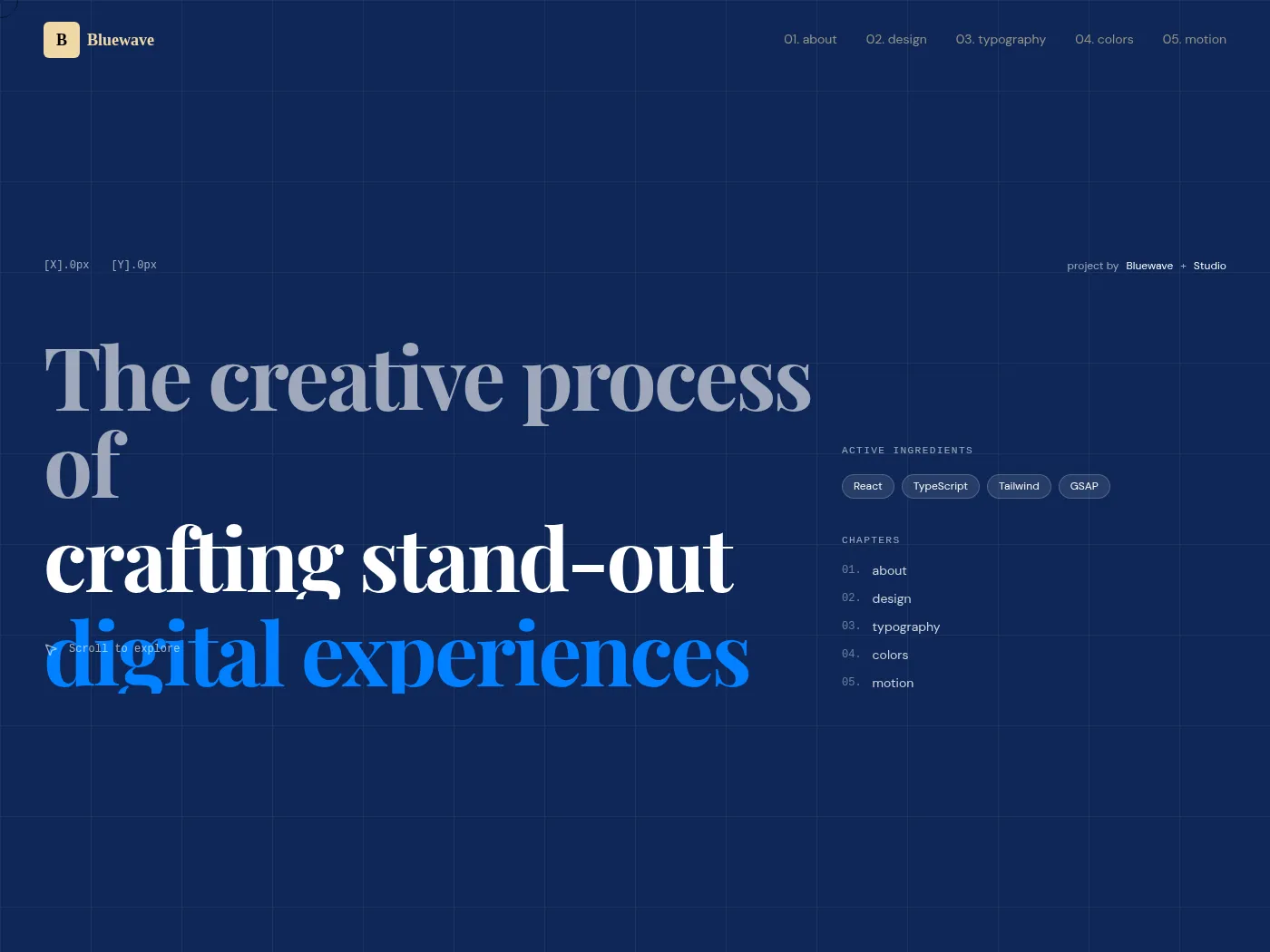 Bluewave UX Website