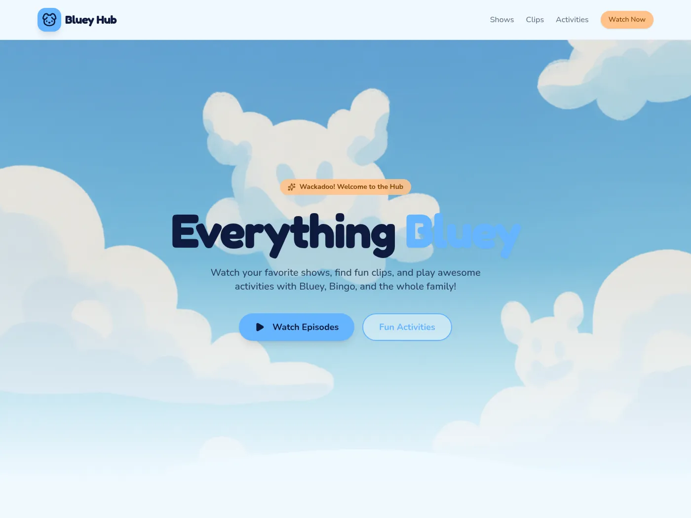 Bluey Kids Hub