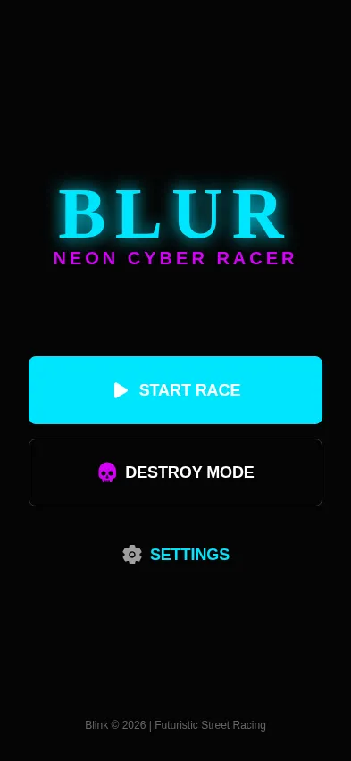 BLUR: Neon Cyber Racer