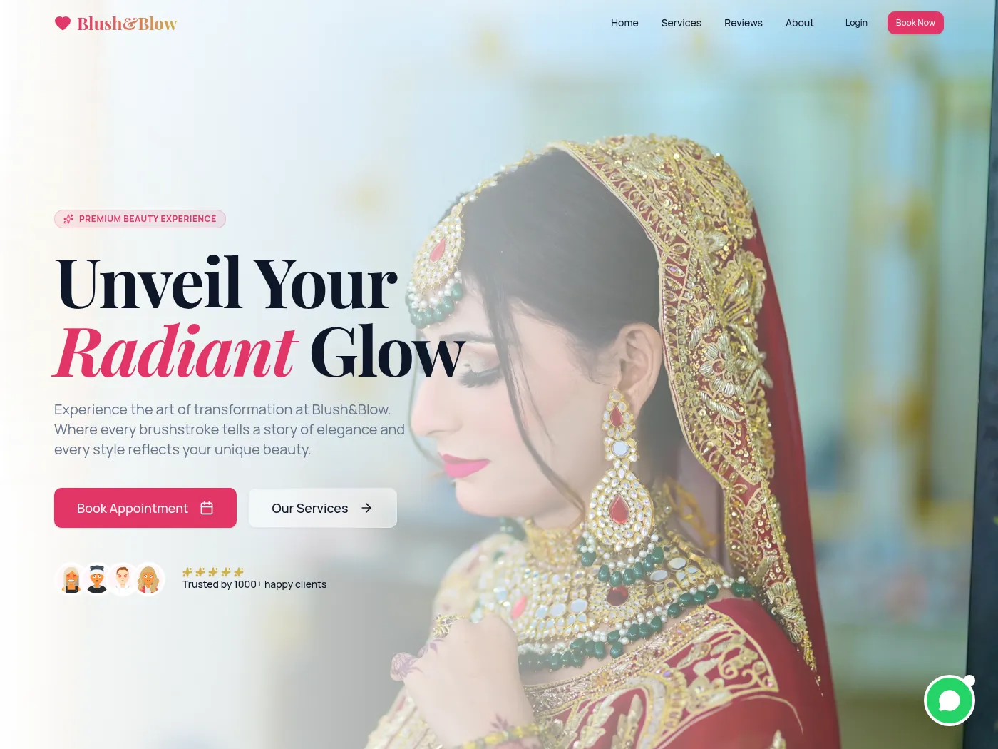 Blush&Blow Salon Site