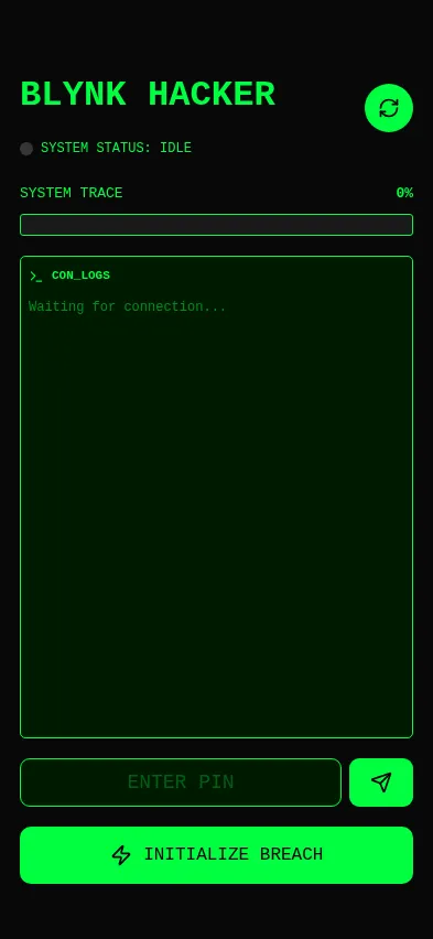 Blynk Hacking Simulator
