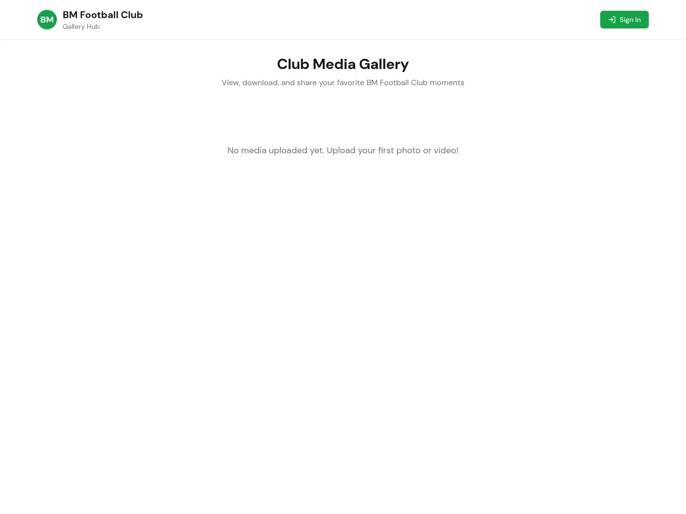 BM Football Club Hub