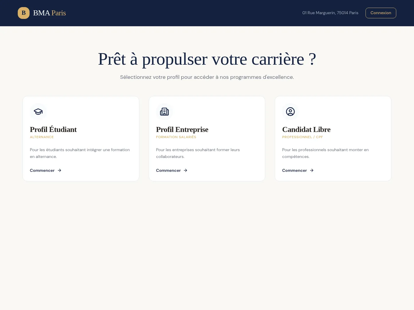 BMA Paris Portal