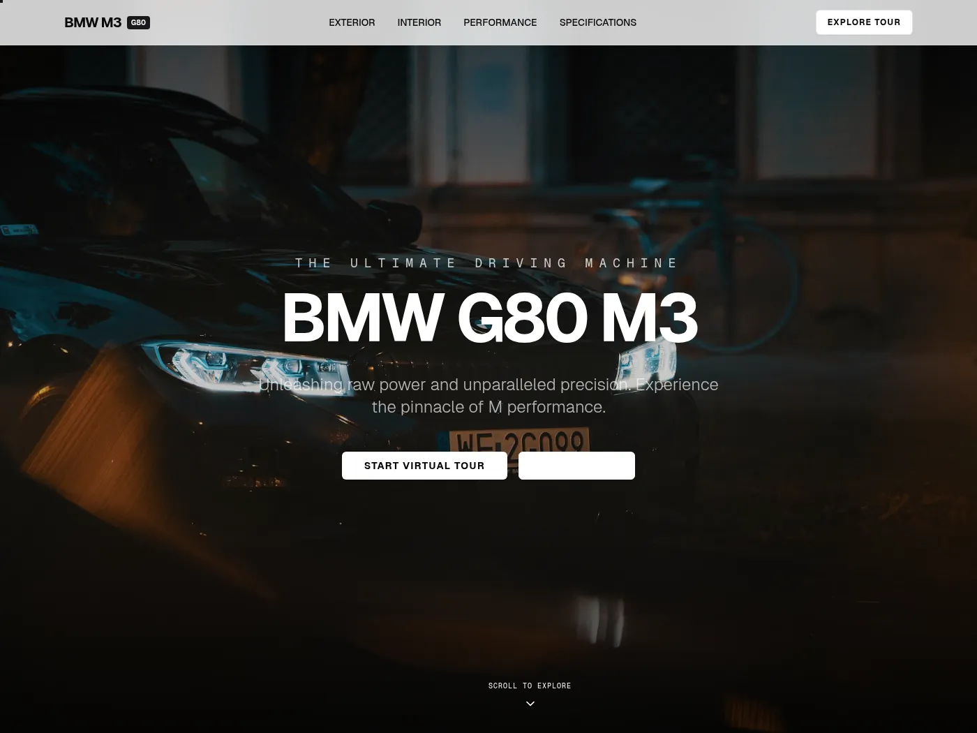 BMW G80 M3 Virtual Tour