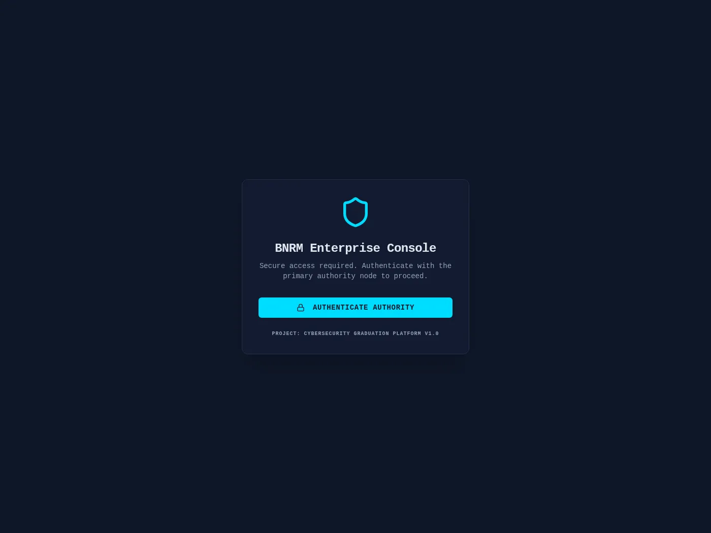 BNRM Enterprise Console