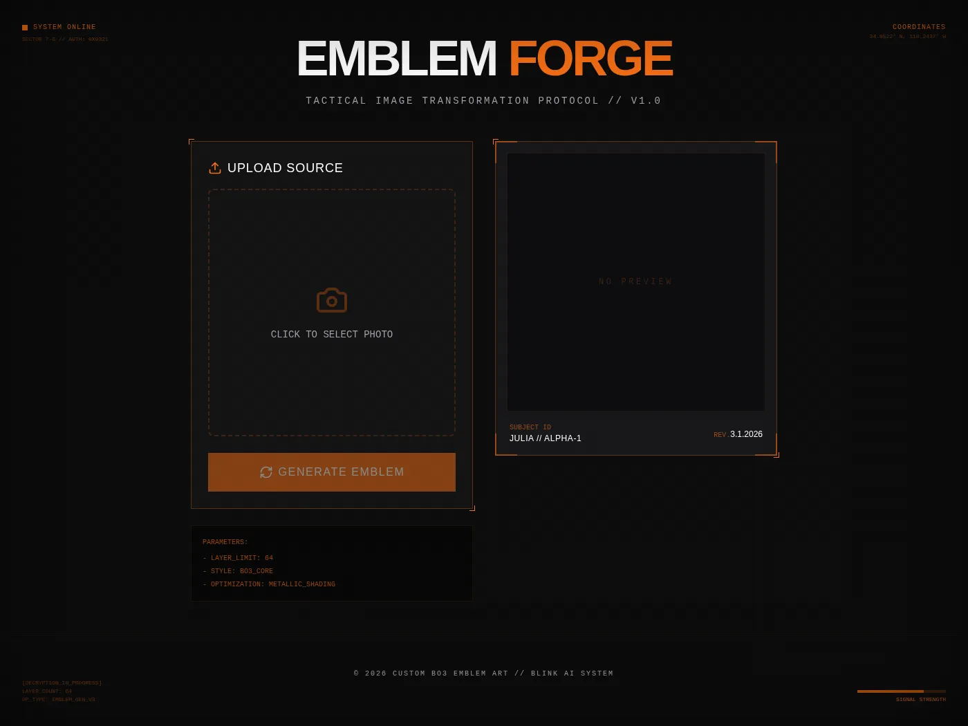Custom BO3 Emblem Art