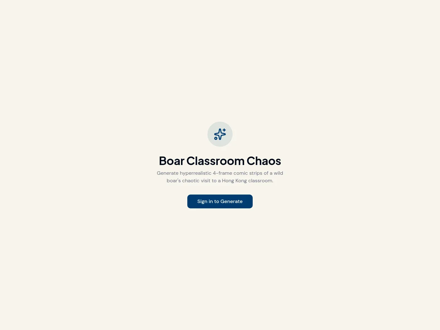 Boar Classroom Chaos