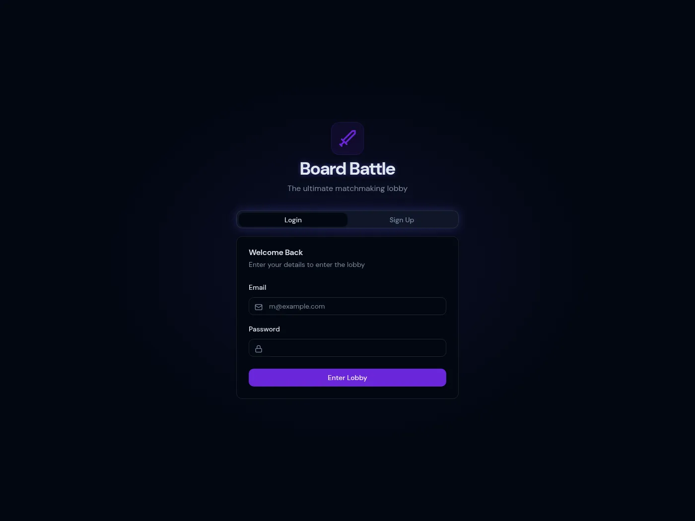 Board Battle Lobby