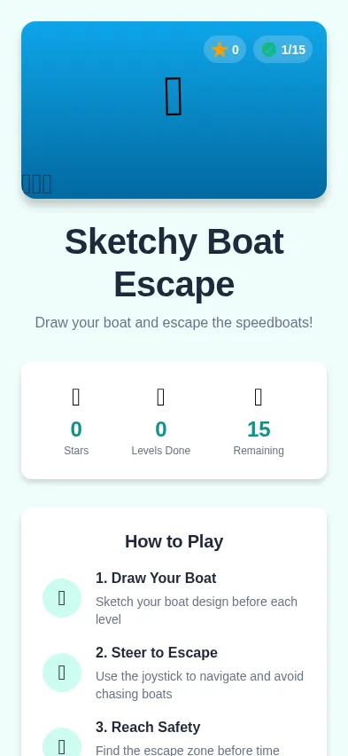 Sketchy Boat Escape