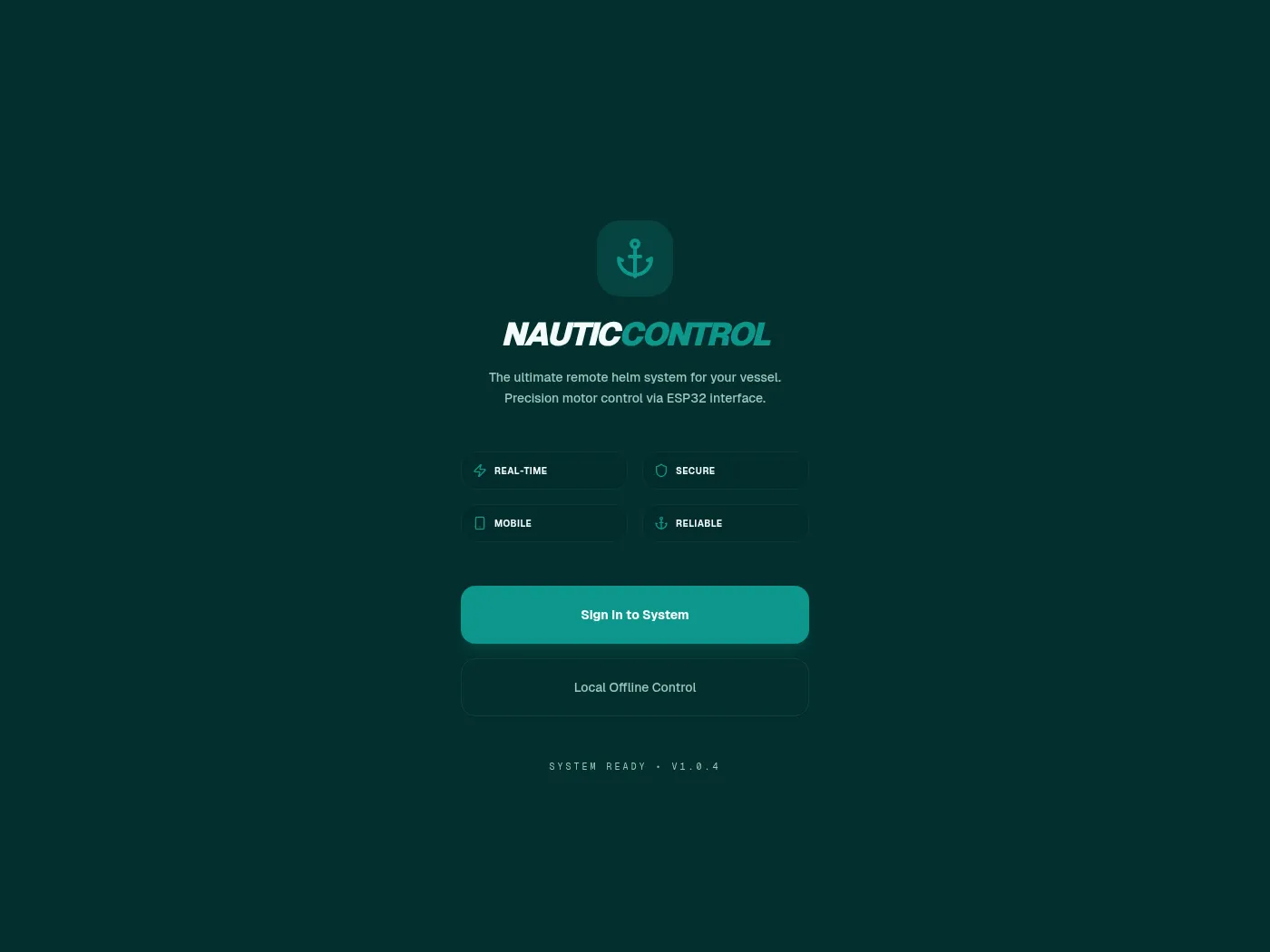 Boat Motor Control Web
