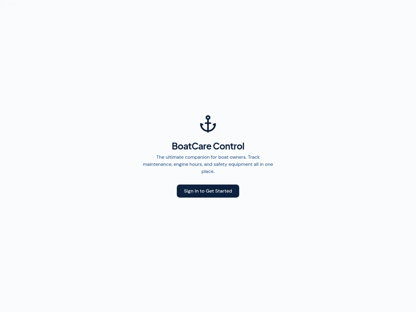 BoatCare Control App