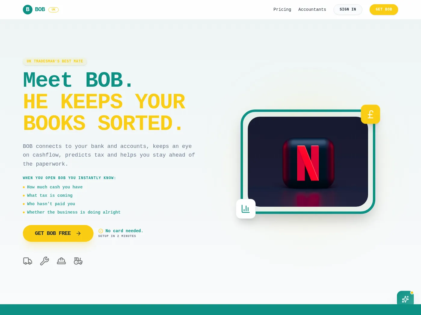 BOB Fintech Dashboard