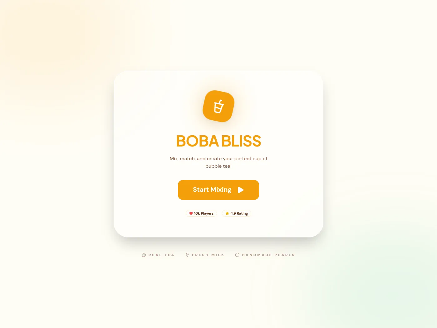 Boba Maker Game