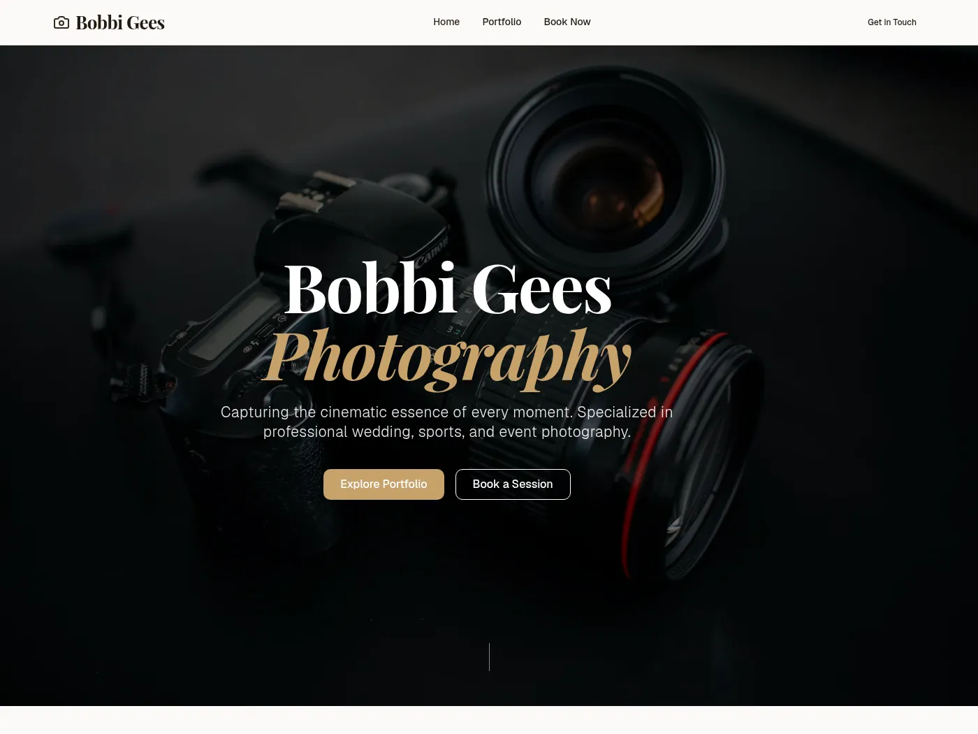 Bobbi Gees Photography Site