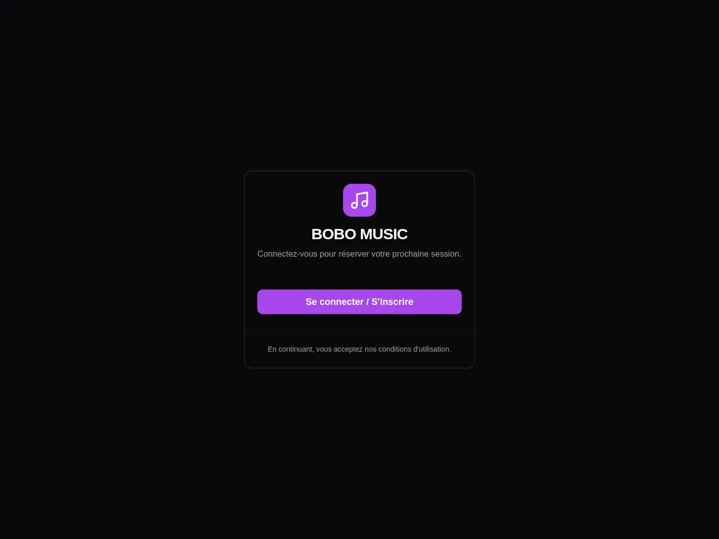 BOBO MUSIC Booking Site