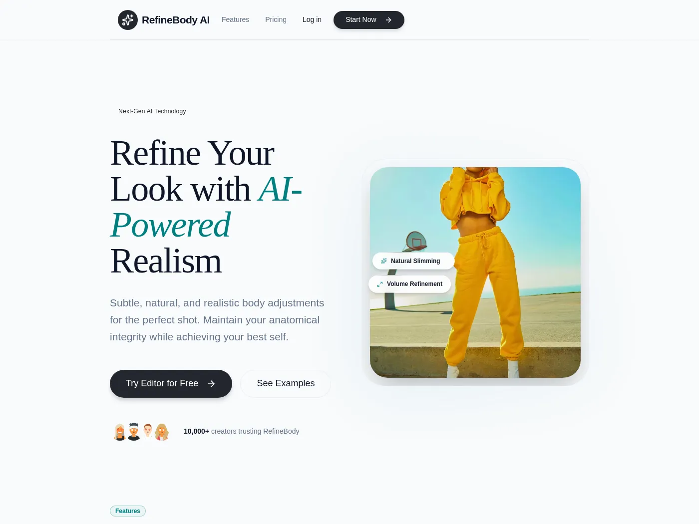 Realistic Body Image Editor
