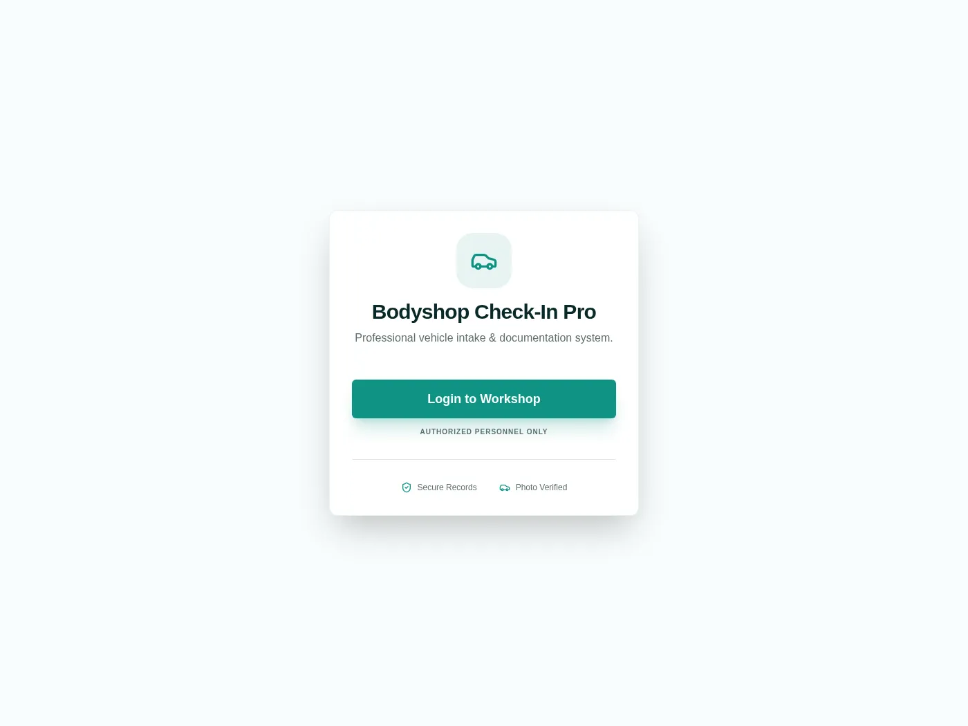 Lookers Bodyshop Check-In App