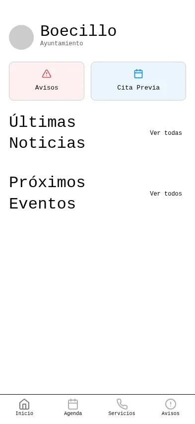 Boecillo Town Hall App