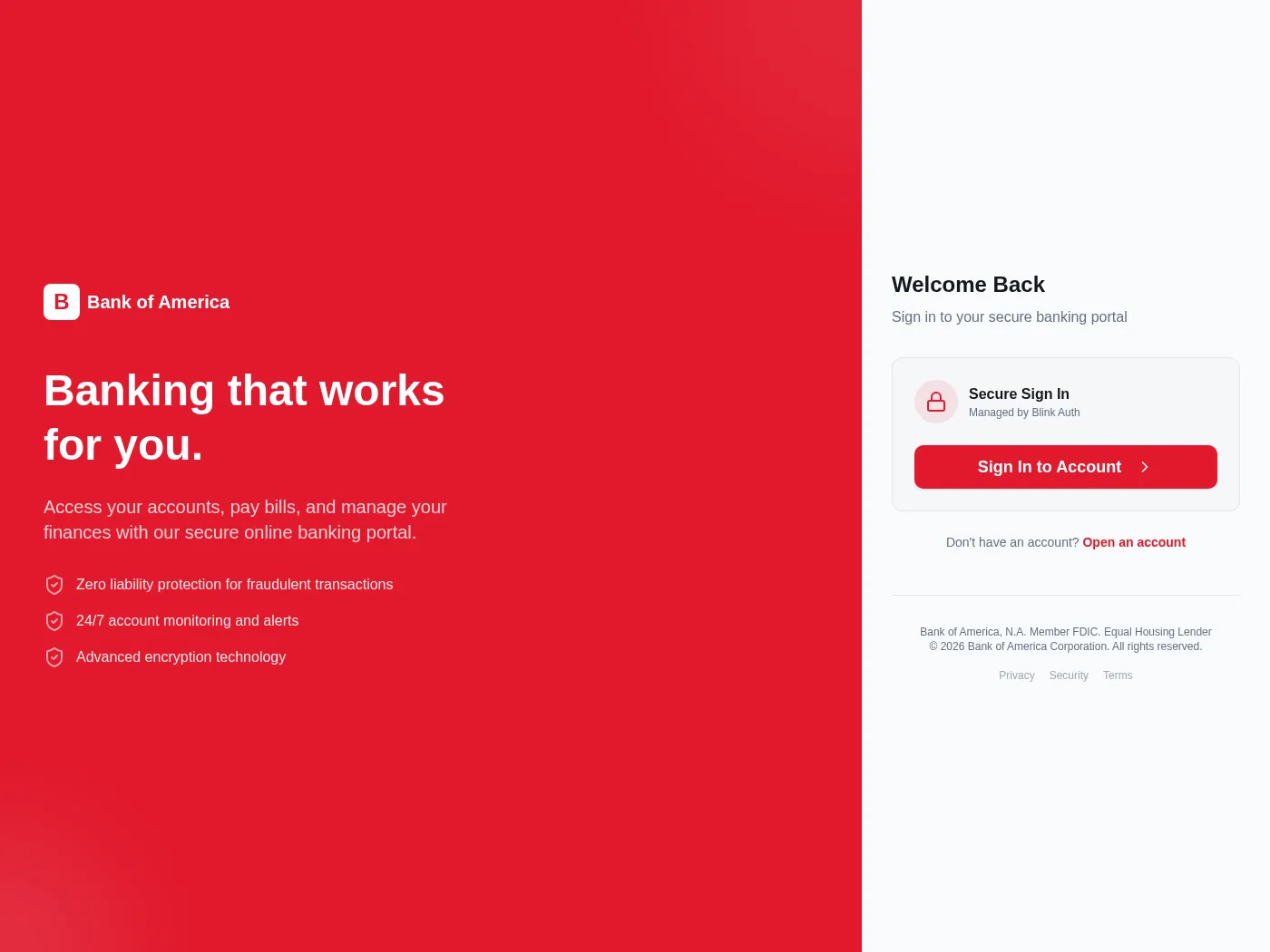Banking Gateway Portal