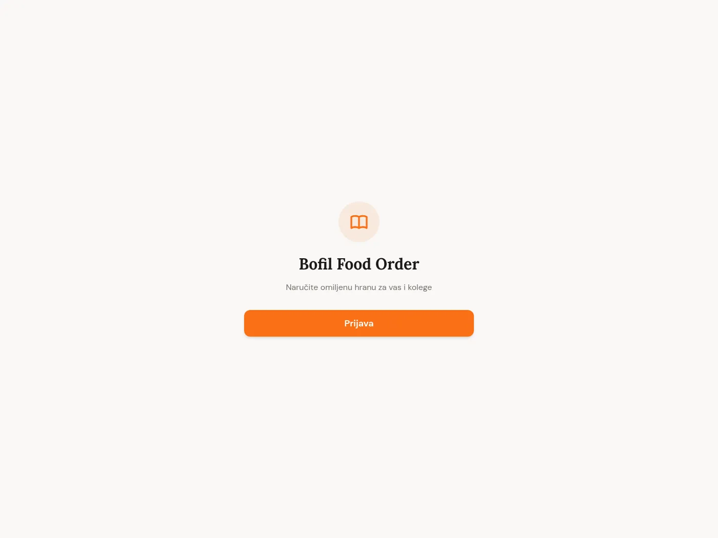Bofil Food Order App