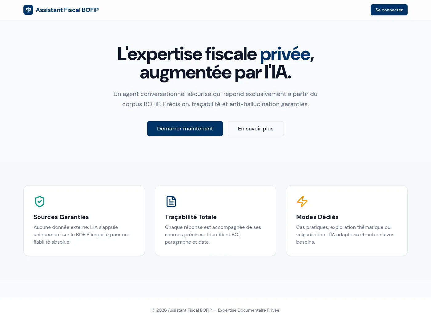Assistant Fiscal BOFiP IA