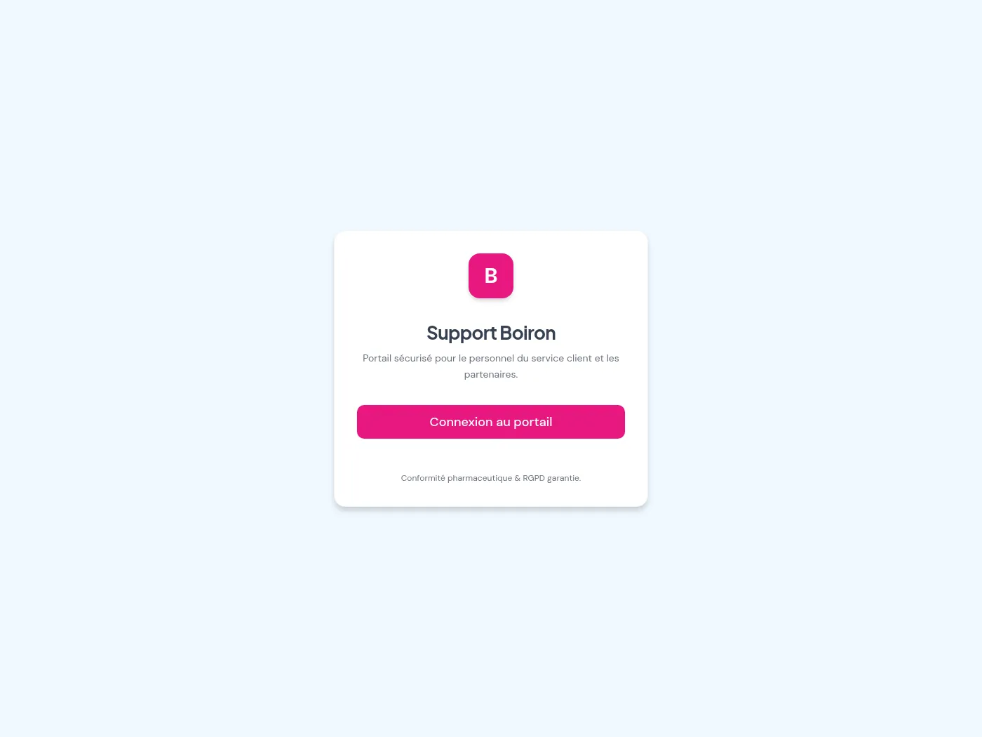Boiron Support Hub