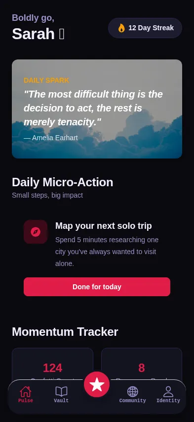 BoldlyGo App