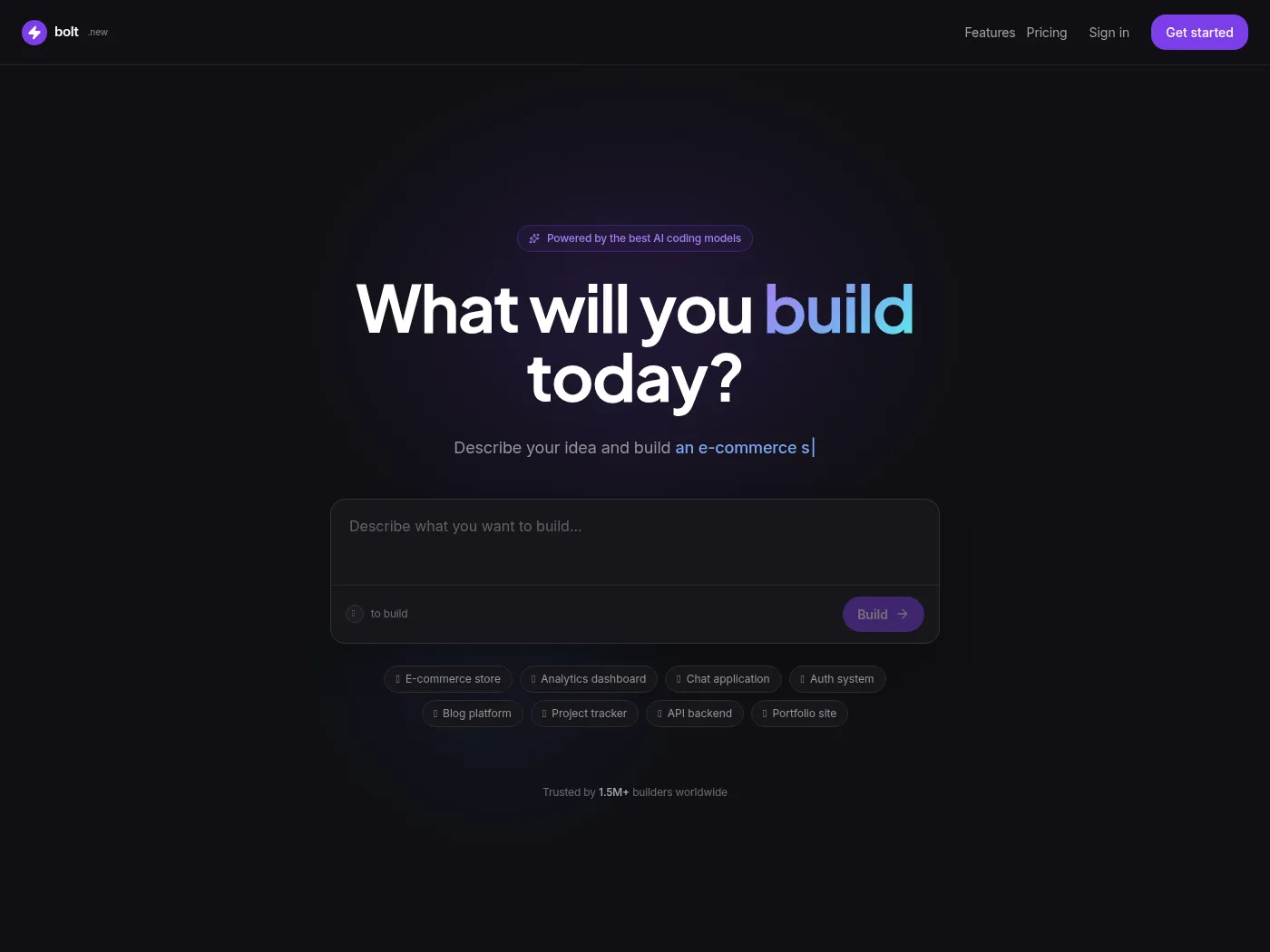 Bolt AI Dev Platform