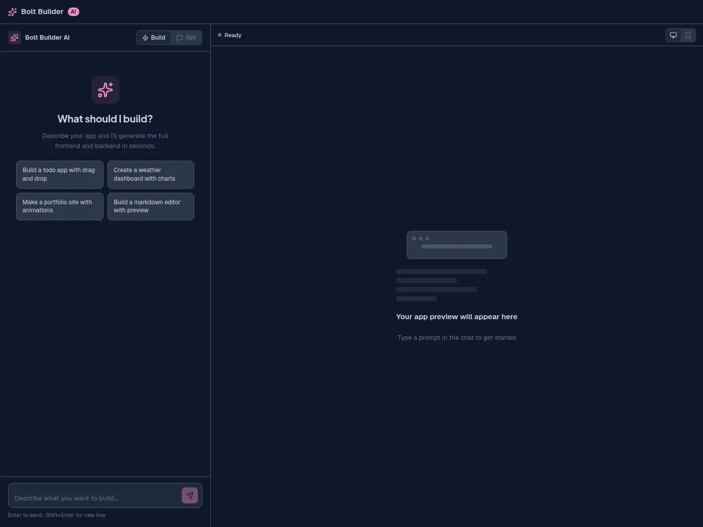 Bolt Builder AI