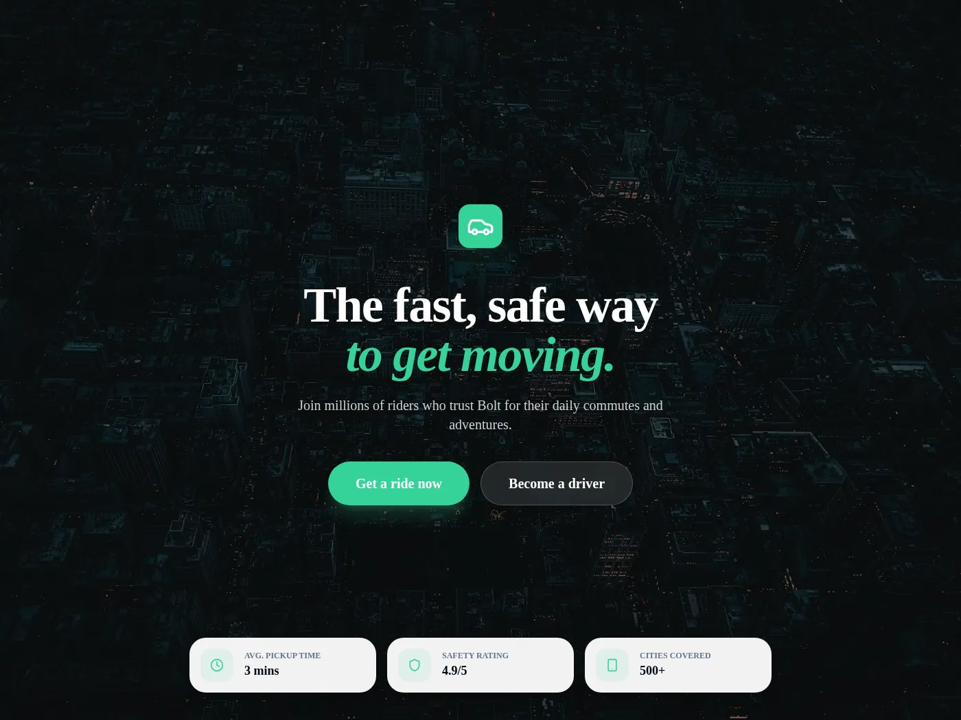 Bolt Clone Transport App