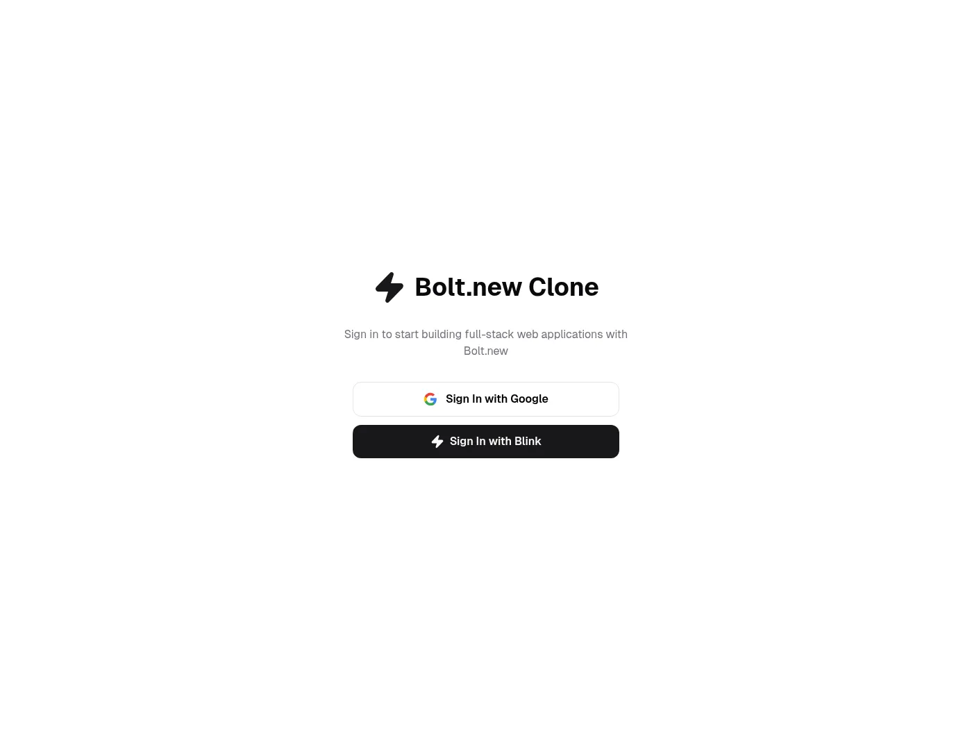 Bolt.New Clone