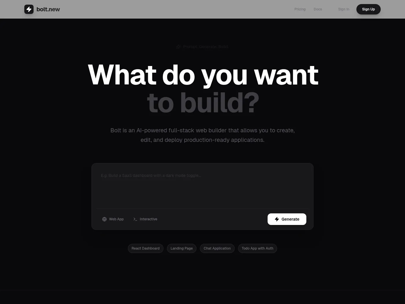 Bolt Web Builder