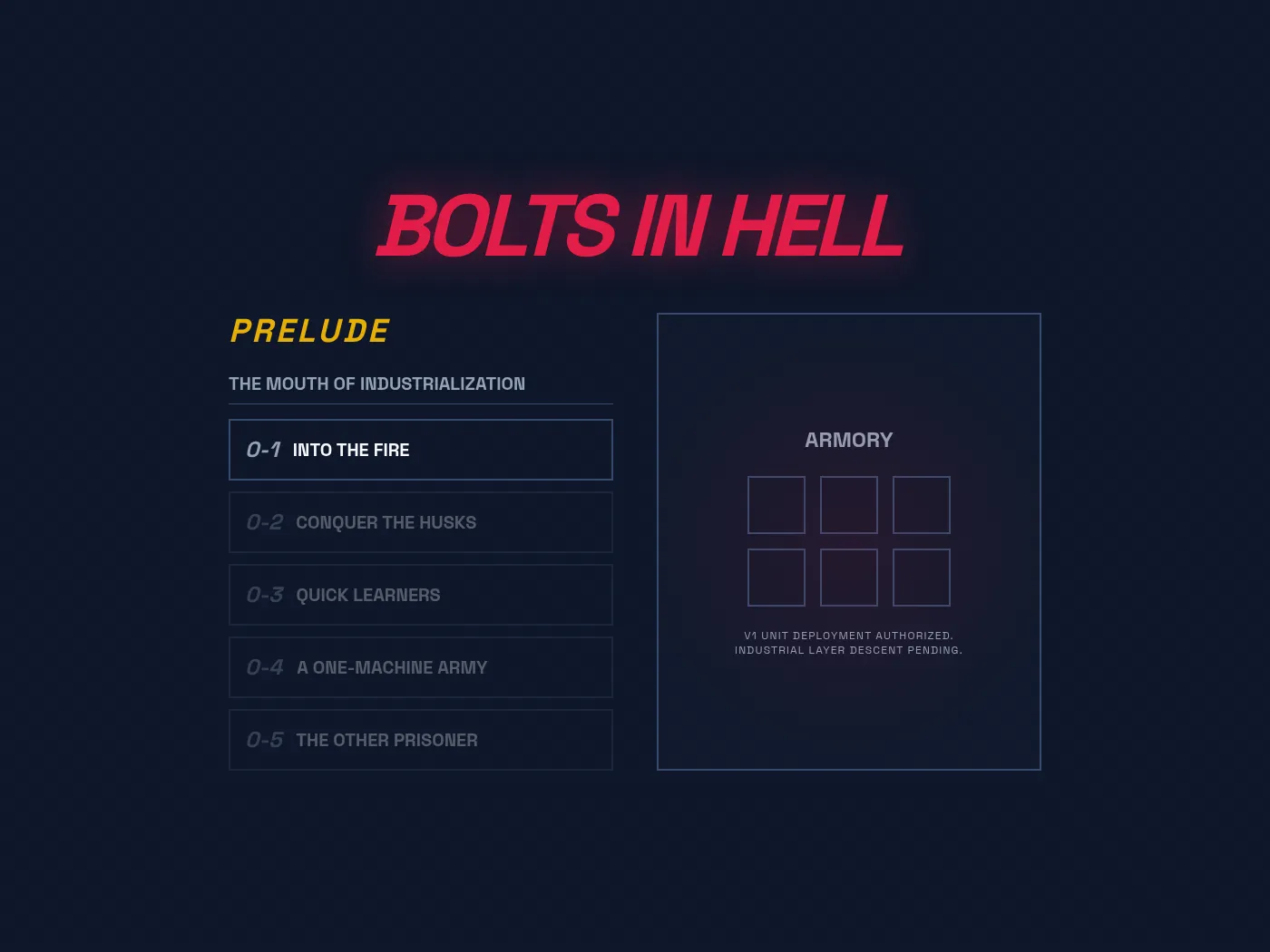 Bolts in Hell
