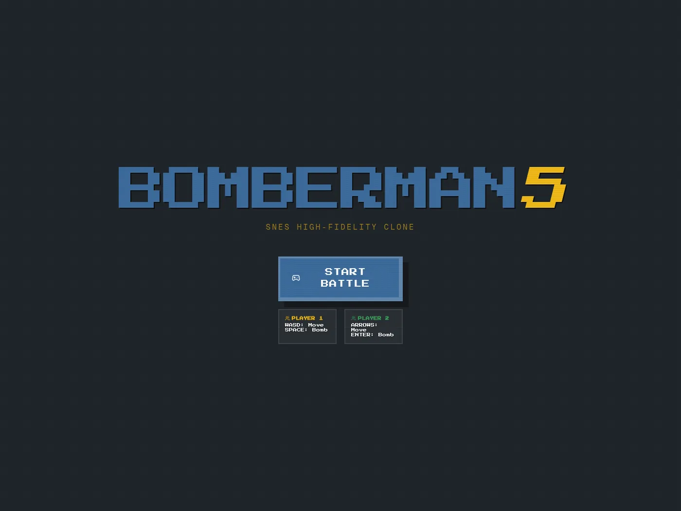 Super Bomberman 5 Clone