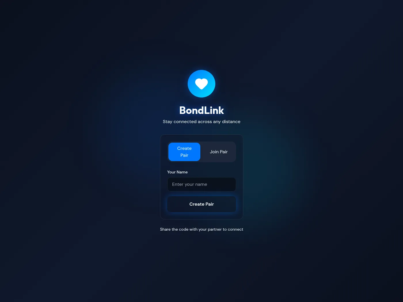 BondLink Couple App