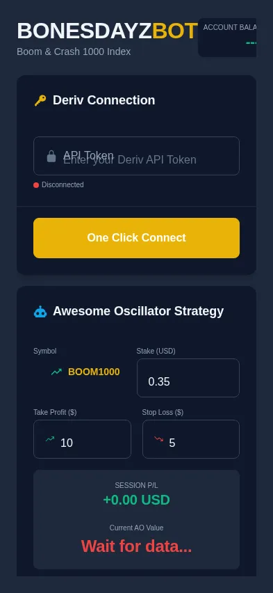BonesDayzBot BoomCrash App