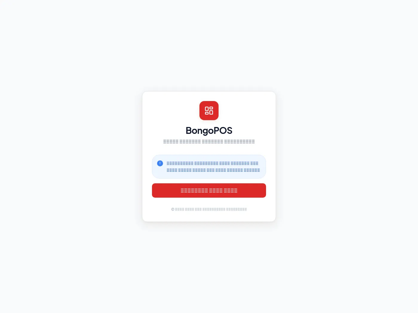 BongoPOS Dashboard