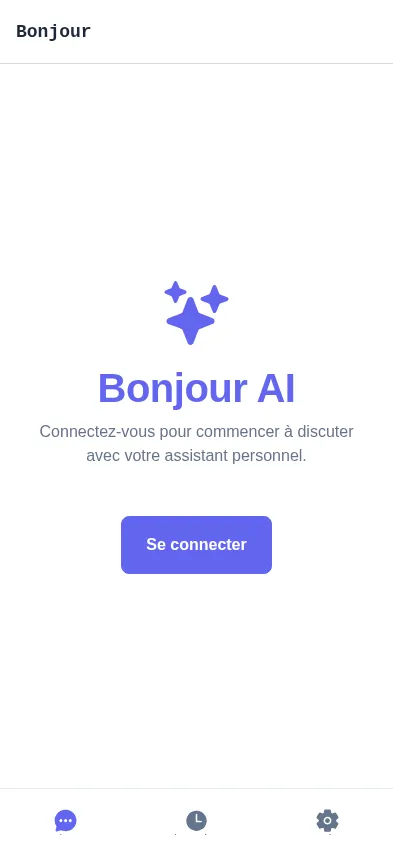 Bonjour AI Assistant