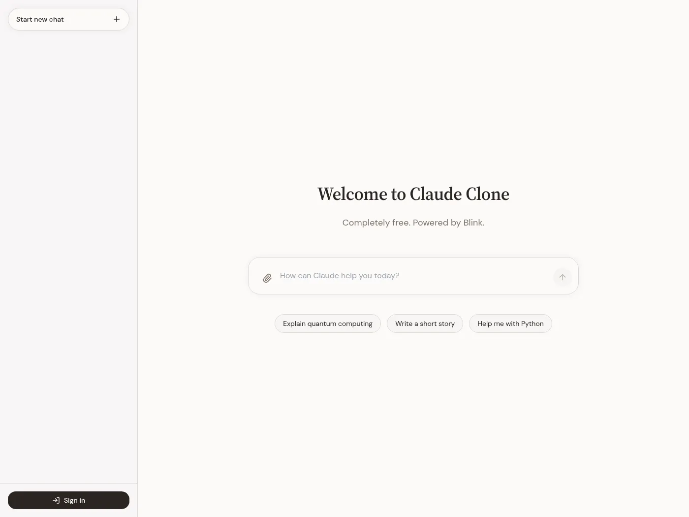 Bonjour Web Greeting