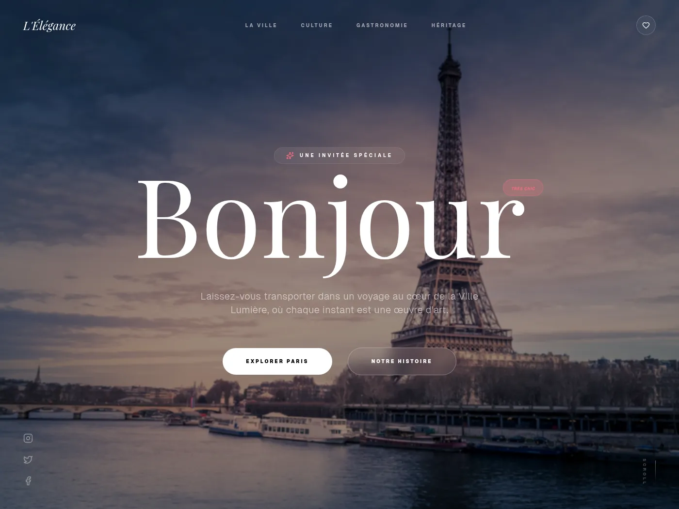 Bonjour Web App