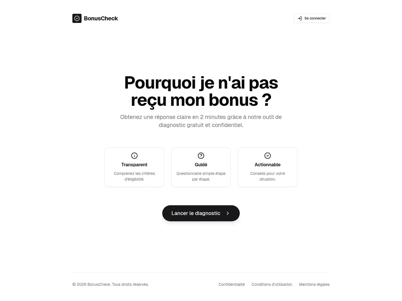 Bonus Checker