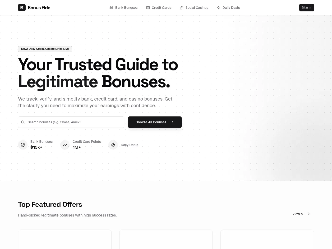 Bonus Fide