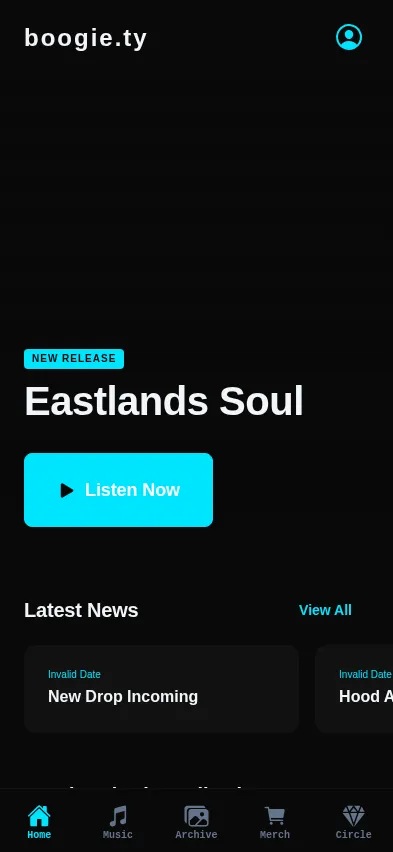 Boogie.ty Artist App