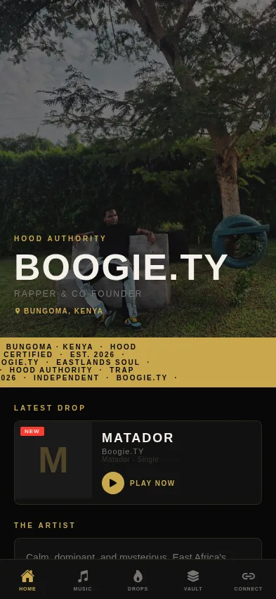 Boogie.TY Artist Hub